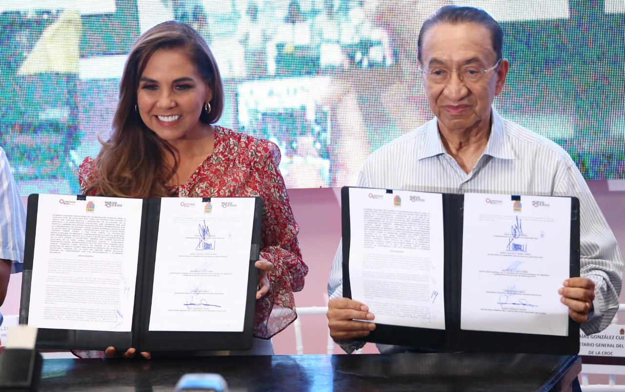 SIGNAN ACUERDO LA CROC Y GOBIERNO DE QUINTANA ROO PARA REFORZAR ...